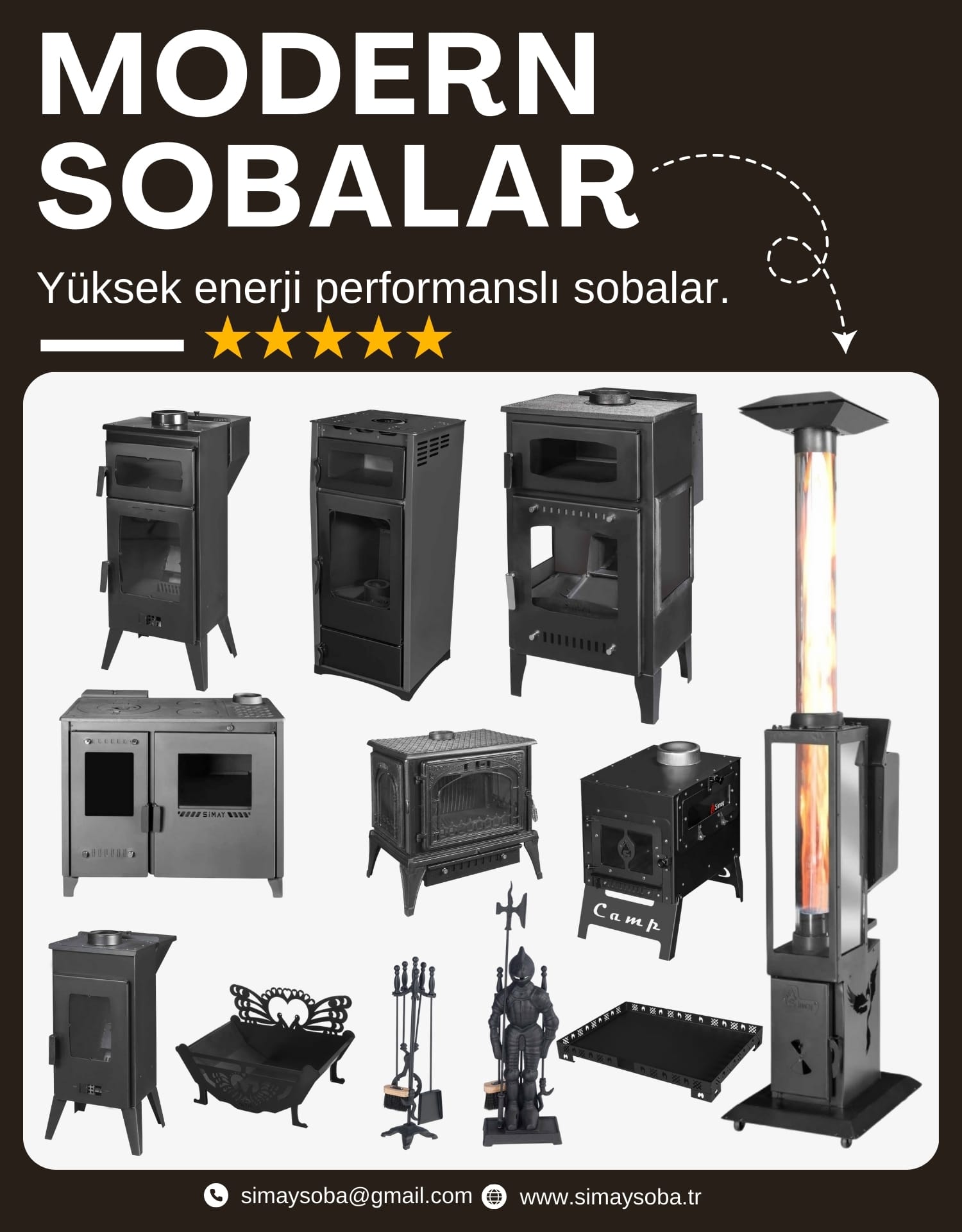 Simay Soba - Yüksek Isı Performanslı Sobalar Hemen Satın Al